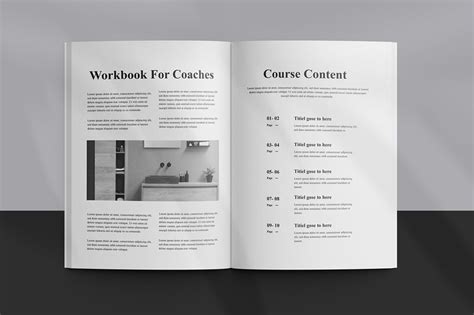 Course Workbook Magazine Layout 345056 Templatemonster