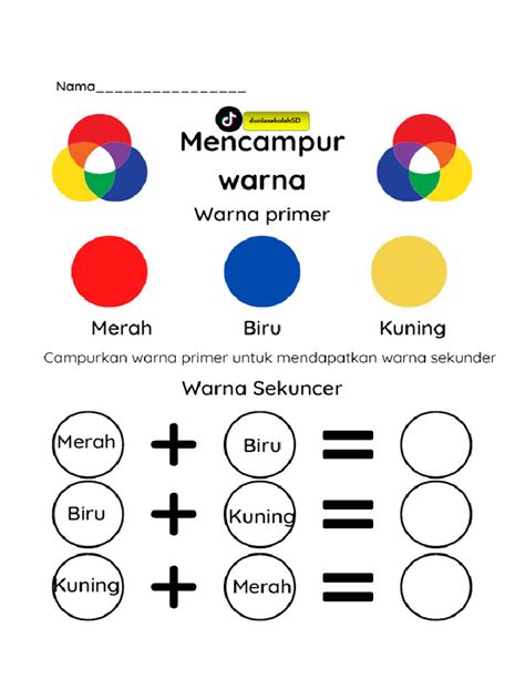 Warna Primer Sekunder Pdf