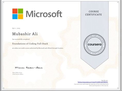Fullstackdevelopment Microsoft Coursera Techlearning Growthmindset