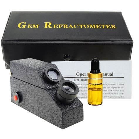 Gem Refractometer Gemstone Identifier Gemology Jeweller Tool Built In