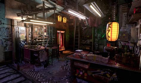 Robotics Shop By Sami Bashir Rimaginarycyberpunk