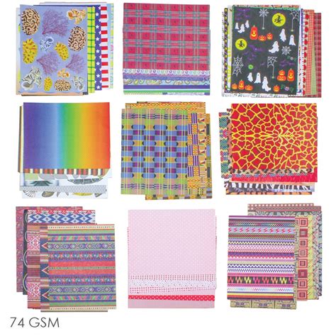 Patterned Paper Group Pack Pack Of 248 Specialty Papers Cleverpatch Art And Craft Supplies