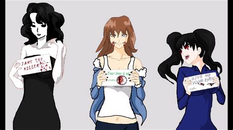 Creepypasta Girls Amv Black Widow Youtube