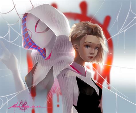 Artstation Spider Gwen Al So Spider Gwen Spider Gwen Art Spider Girl