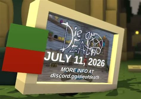 Die Of Death Announces Fashionably Late Update For July 11