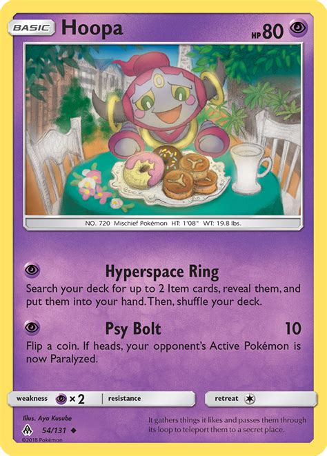 Hoopa 054 Forbidden Light Card List Pokemon Tcg Digitaltq