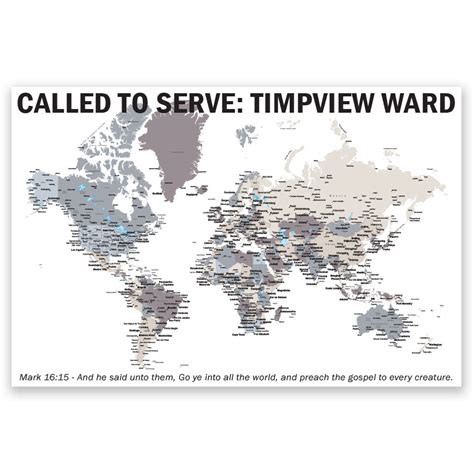 Printable Lds Mission Maps Printable Free Templates