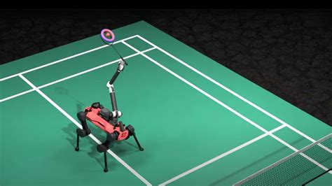 Four Legged Robot Anymal D Plays Badminton With Humans Using Ai Technology Reporters News Wire