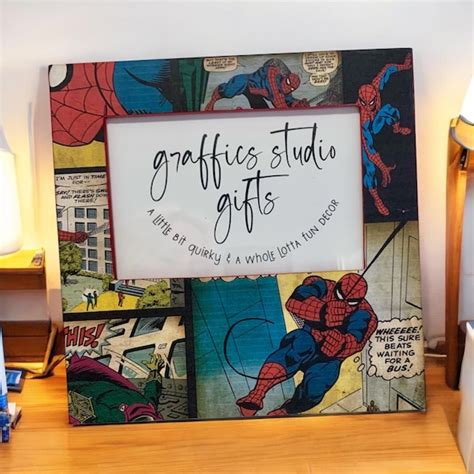 Spiderman Picture Frame Etsy