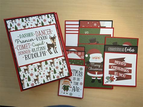 Dasher Dancer Rudolph And The Team Premade Mini Photo Album Etsy