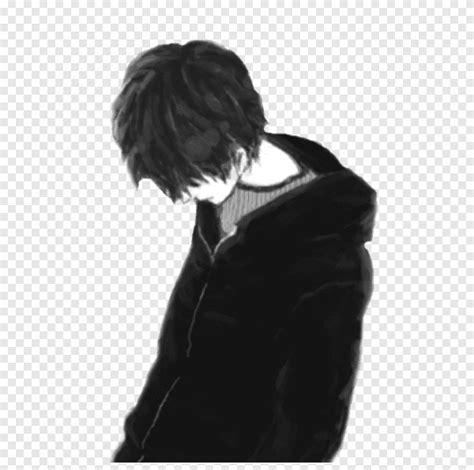 Depressed Anime Boy Crying