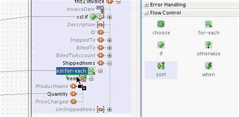 To Add An Xslsort Statement Using Drag And Drop