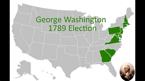 1789 Us Election Map Youtube