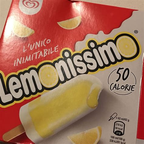 Lemonissimo From Algida Vegan Product Reviews And Ratings Abillion