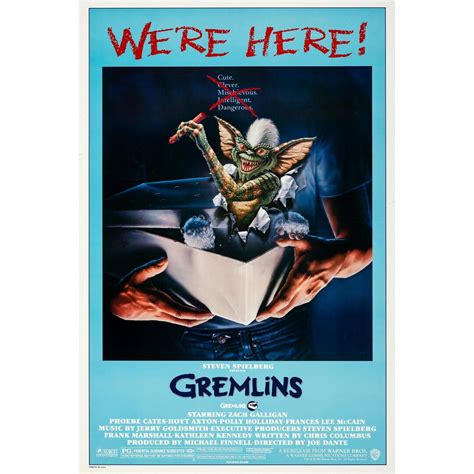 Gremlins 1984 Promotional Movie Poster Hd Fine Art Print On Premium