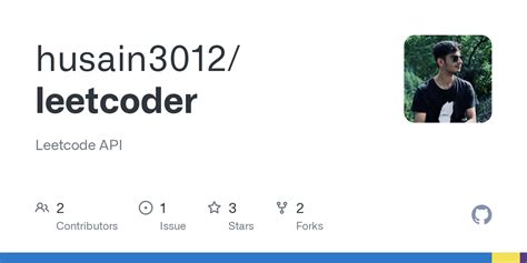 Github Husain3012leetcoder Leetcode Api