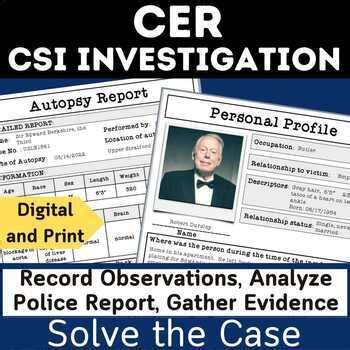 Introduction To Claim Evidence Reasoning CER Activity Back To Babe