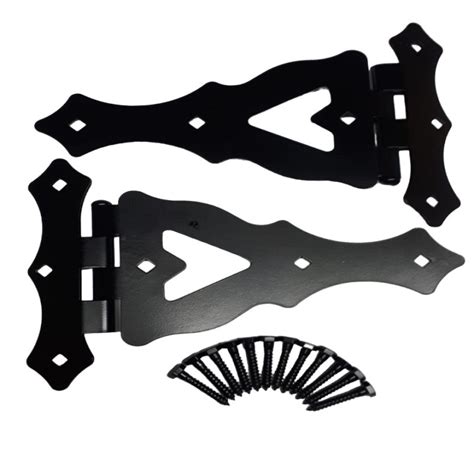Decorative Black Tee Hinges For Backyard Door And Gates Canadian