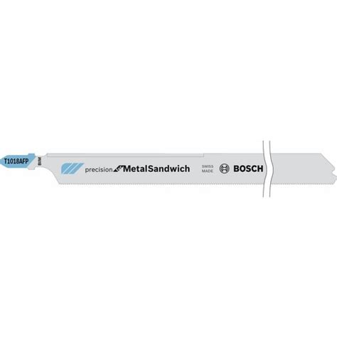 Lame De Scie Sauteuse Bi Métal Pour Panneaux Sandwich T 1018 Afp Bosch