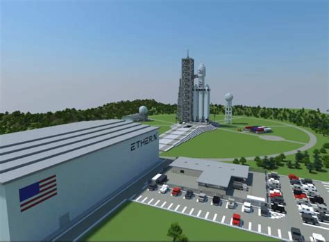 Minecraft Rocket Launch Site Inspired By Spacex Falcon Heavy