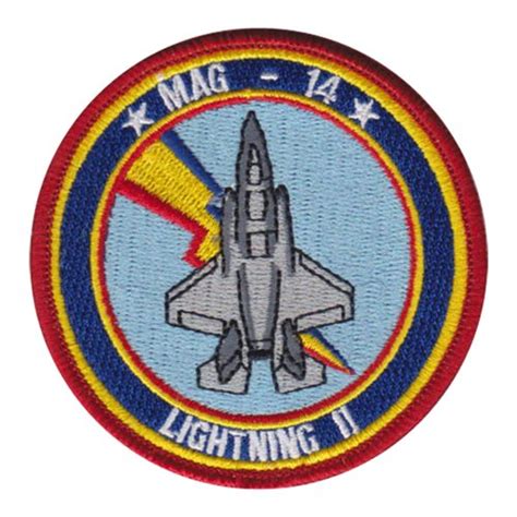 Mag 14 F 35b Lightning Ii Patch Marine Aircraft Group 14 Patches