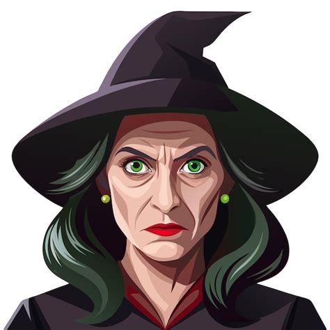 Witch Clipart Vector Illustration Premium Ai Generated Vector