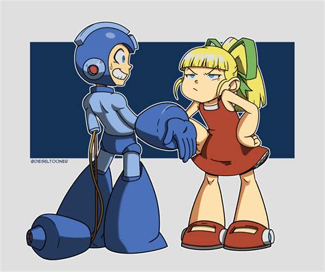 Mega Man And Roll By Dieseldane On Newgrounds