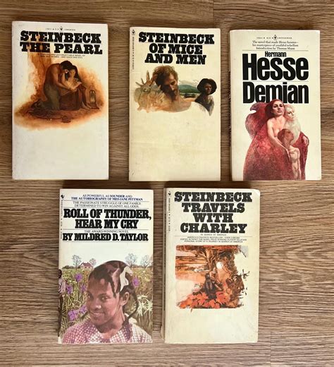 Vintage 1970s Bantam Classics Sold Separatelyyou Choosejohn Steinbeck