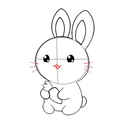 Easy To Draw Cute Kawaii Bunny Drawing Guides For Beginners