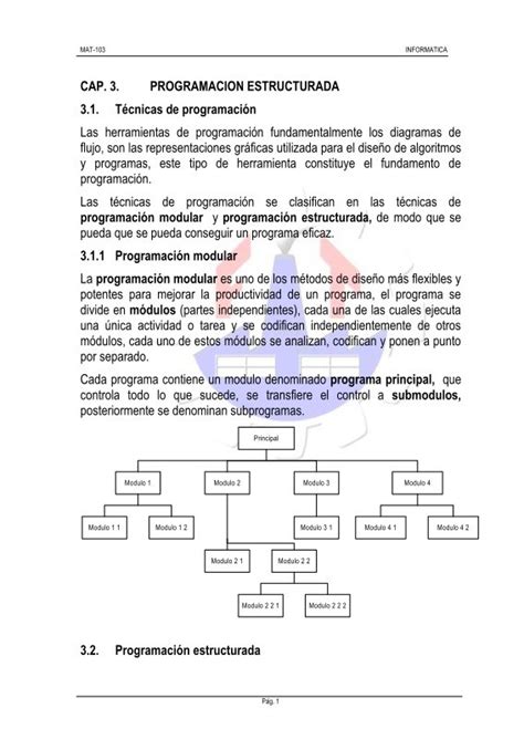 estadísticas del pdf cap 3 programación estructurada