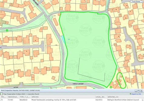 Tree Preservation Order On Thorley Lane East Woods Thorley Lane East Woods