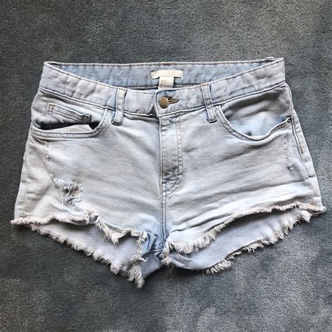 Jean Booty Shorts 💙 Nothing Makes My 🍑 Look Better Depop