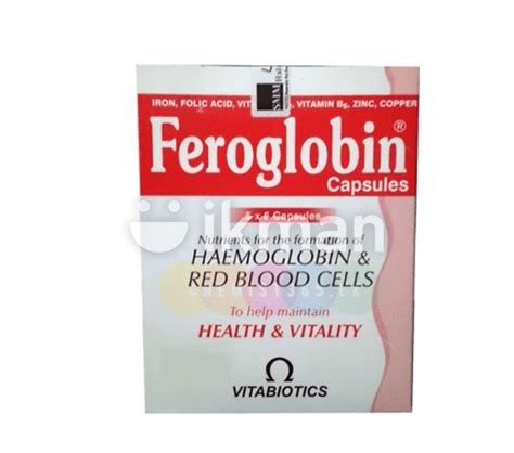 Vitabiotics Feroglobin 30 Capsules For Sale In Dehiwala Ikman