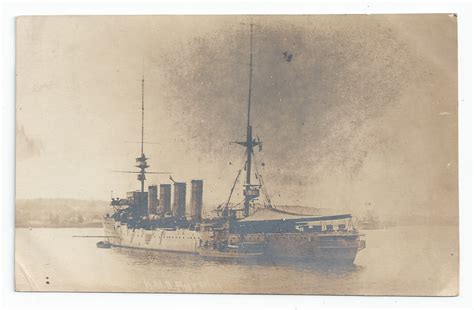 Royal Navy Devonshire Class Armoured Cruiser Postcards