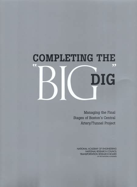 Read Completing The Big Dig Managing The Final Stages Of Bostons