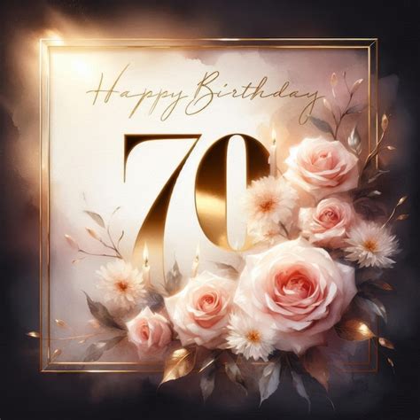Happy 70th Birthday Images Free Download On Freepik
