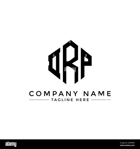 Drp Letter Logo Design With Polygon Shape Drp Polygon And Cube Shape