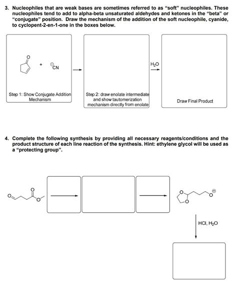Solved 3 Nucleophiles That Are Weak Bases Are Sometimes