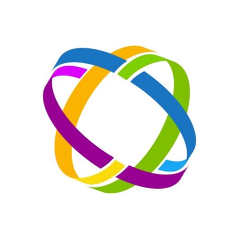 Digital Sphere Global Link Technology Logo Vector Image