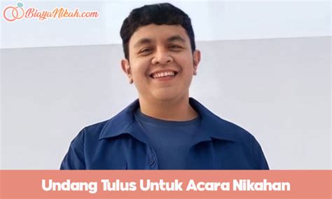 5 Cara Undang Tulus Untuk Acara Nikahan Dan Harganya 2026