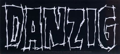 Danzig Outline Logo Sticker 3828179543
