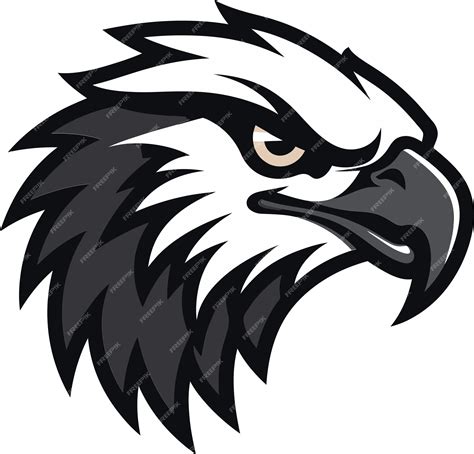 Premium Vector Predator Hawk A Black Vector Logo For The Demonic