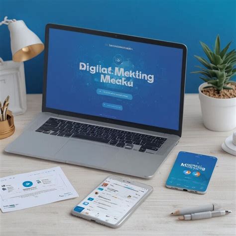 Digital Marketing Generative Ai Premium Ai Generated Image