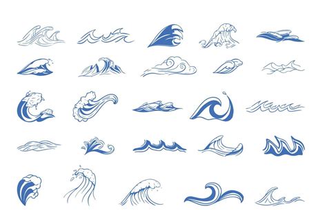 Page 2 Hand Drawn Waves Vector Art Icons And Graphics For Free Download