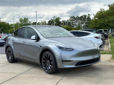 Tesla Model Y In Quicksilver Color Looks Amazing In Person Spotted In
