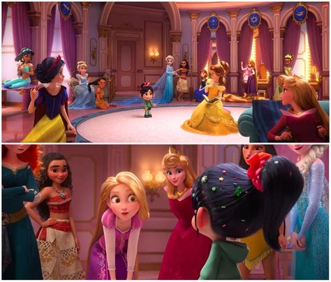 Vanellope Meets The Disney Princesses Save Ralph