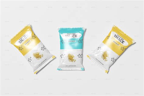 Snack Package Mockup Graphics Graphicriver
