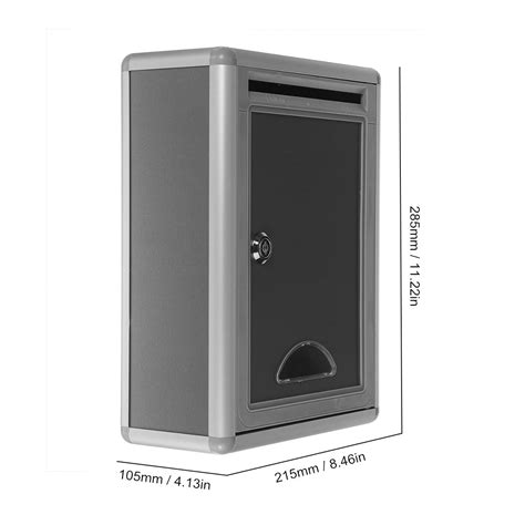 Aluminum Alloy Mailbox Outdoor Security Locking Ma Vicedeal