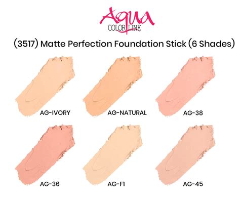 Aqua Color Line Matte Perfection Foundation Stick Rozzanapk