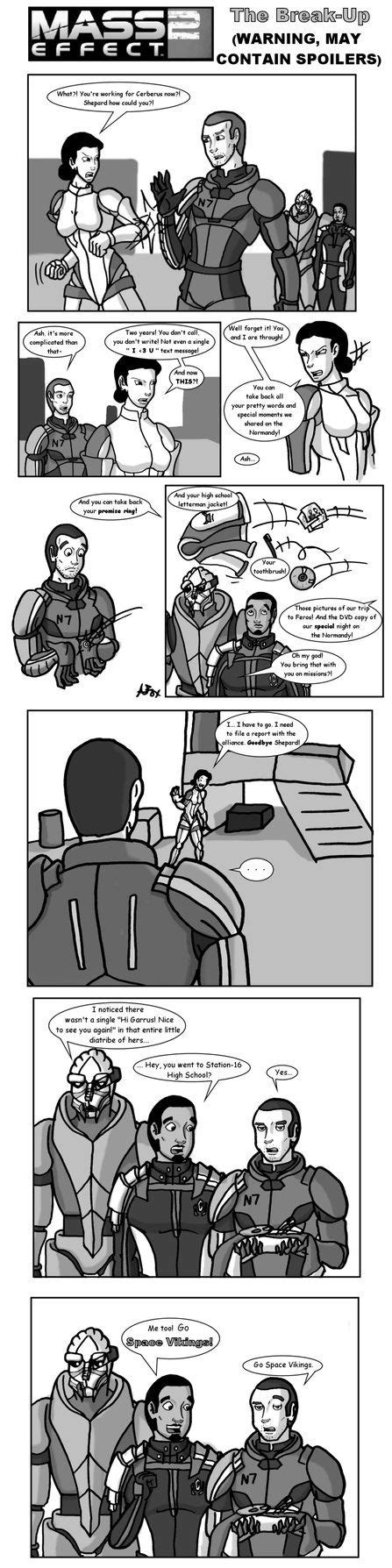 Mass Effect 2 The Break Up By Hguyver On Deviantart Mass Effect Comic Mass Effect Mass Effect 2